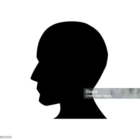 머리 아이콘 벡터 아이콘입니다 간단한 요소 그림입니다 머리 심볼 디자인 웹 및 모바일 사용할 수 있습니다 교육에 대한 스톡 벡터