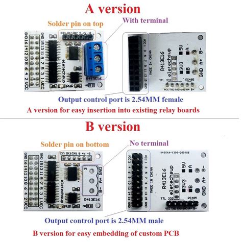 R413E16 Core Board RS485 Relay 16ch Multifunction NPN PNP IO Control Core Board Modbus Rtu