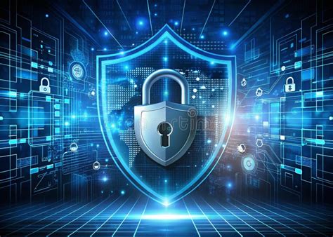 Protecting Your Digital Identity Visual Guide To Cybersecurity Awareness With Padlock Shield And