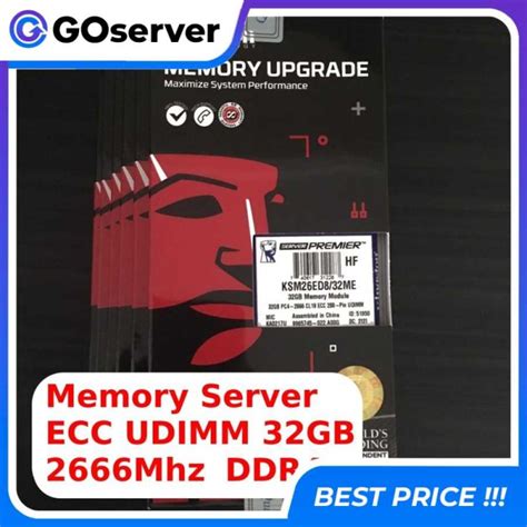 Jual Memory Server DDR ECC UDIMM GB Mhz PC KSM ED ME Kota Surabaya GOserver