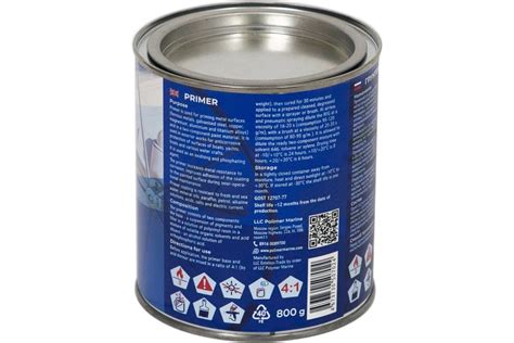 Фосфатирующий двухкомпонентный грунт по металлу POLIMER MARINE 2К ГМ1 ...