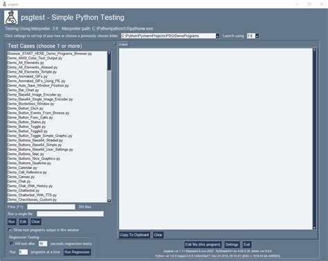 Psgtest Pysimplegui Documentation