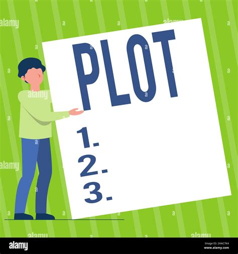 Writing Displaying Text Plot Word For Sequence Of Events Inside A
