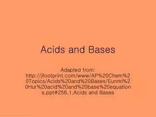 PPT Acids And Bases PowerPoint Presentation Free Download ID 5123561