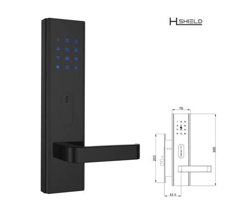 Smart Electronic Bluetooth Door Lock With App Remote Unlock Home Shield