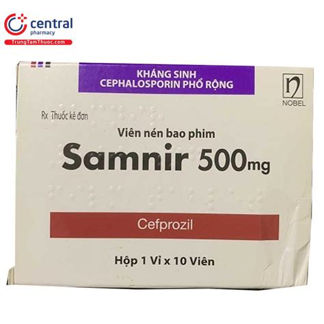 ChÍnh HÃng Thuốc Samnir 500 Không Còn Là Nỗi Lo Nhiễm Khuẩn