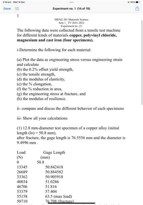 solved can you please just plot the data and calculate for 1