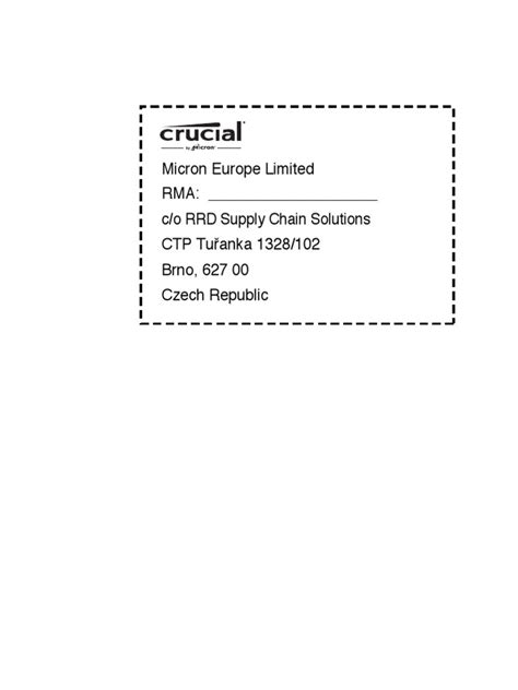 Crucial Rma Module Pdf