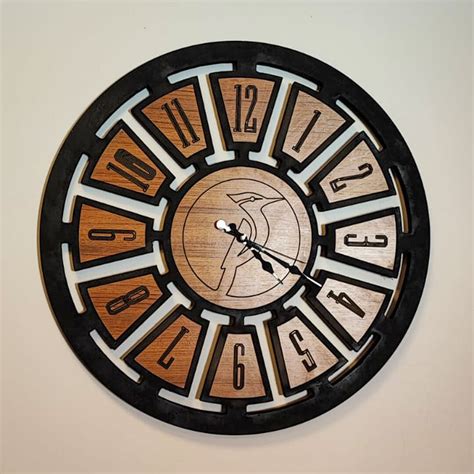 Wall Clock Cnc Dxf Dwg Files Cnc Cutting Router Digital Vector Instand Download Etsy