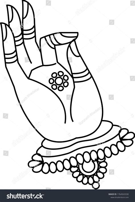 Bharatanatyam Mudras Sketches