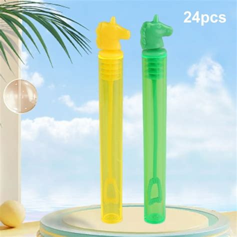 Mymisisa Colorful Bubble Stick Sets Unicorn Shaped Cartoon Bubble Wands