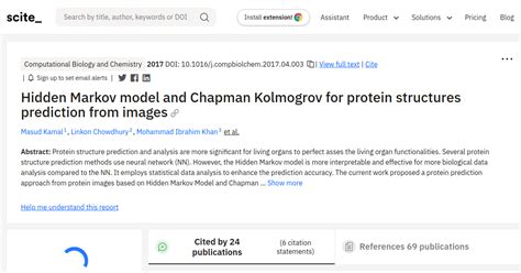 Hidden Markov Model And Chapman Kolmogrov For Protein Structures Prediction From Images