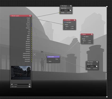 Rendering ZDepth Render Layer Compositing And Post Processing Blender Artists Community