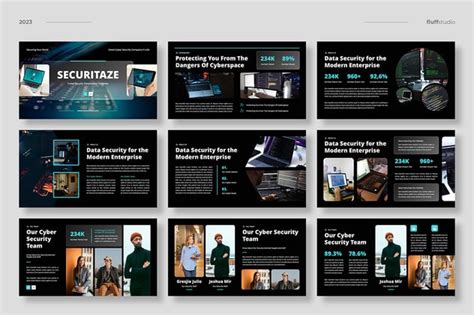 Cyber Security Powerpoint Template Incl Cybersecurity And Cyber Security Animated Envato