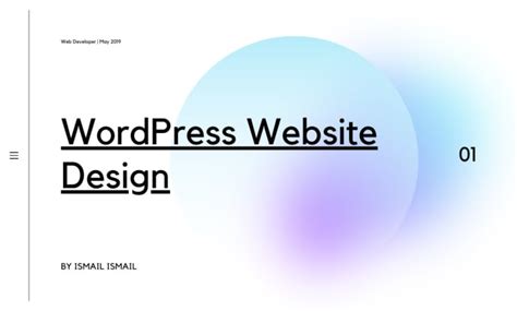 design your wordpress website using elementor pro by ismail ismail10