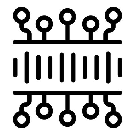 Premium Vector Ai Powered System Icon Outline Vector Artificial