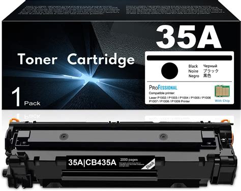 Hp 35a Black Toner Cartridge Works With Hp Laserjet P1005