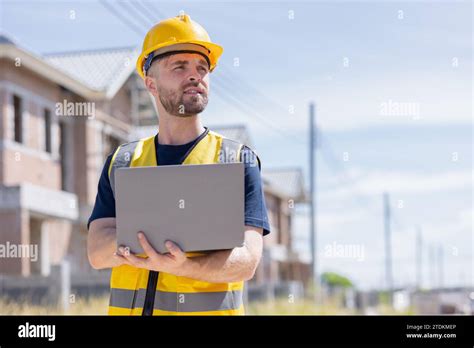 Professional Construction Worker Engineer Male Real Estate House