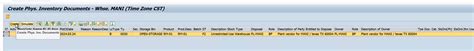 Sap Ewm Cf 135 Setting Up Cycle Counting Process For Physical