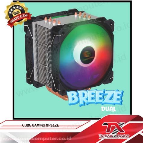 Cube Gaming Breeze Cpu Cooler Amd And Intel Dual Single Shopee Malaysia