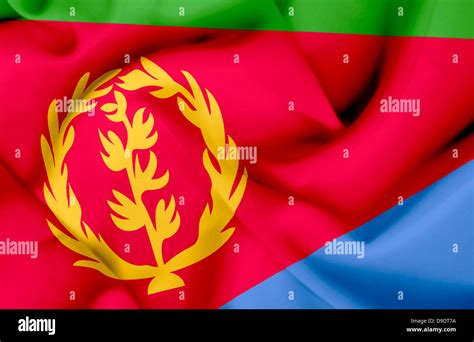 Eritrea Waving Flag Stock Photo Alamy