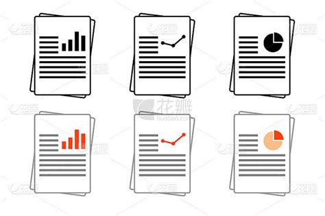 报告、柱状图、饼状图和折线图。