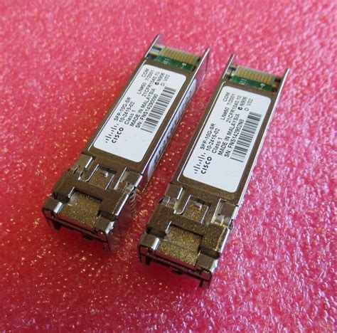 2 X Cisco Sfp 10g Sr 10 2415 02 10gbps Multi Mode 850nm Sfp Transceiver
