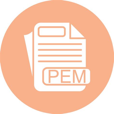 Pem File Format Color Block Design 62141204 Vector Art At Vecteezy