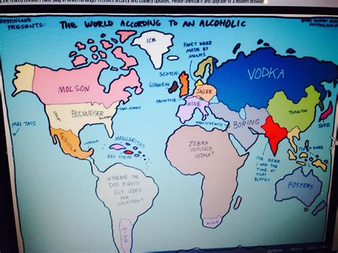 Alcohol World Map