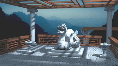 A Scene Rendered With Four Different Soft Shadow Algorithms Although