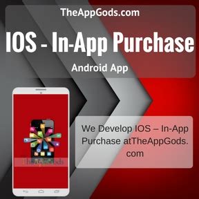 IOS In App Purchase Application Development Service Mobile Application Development Service