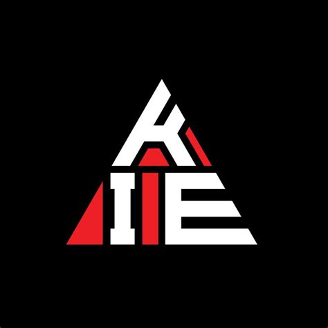 Diseño De Logotipo De Letra De Triángulo Kie Con Forma De Triángulo