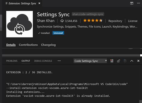 Vscode Configuration Sync Between Environments Darrenjrobinson