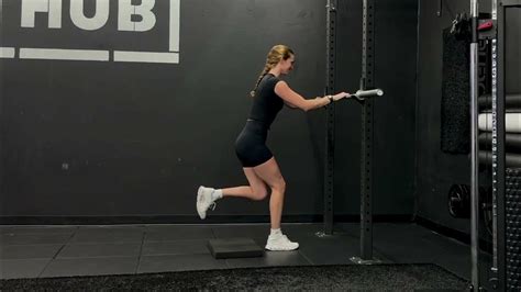 Assisted Skater Squats Demo Youtube