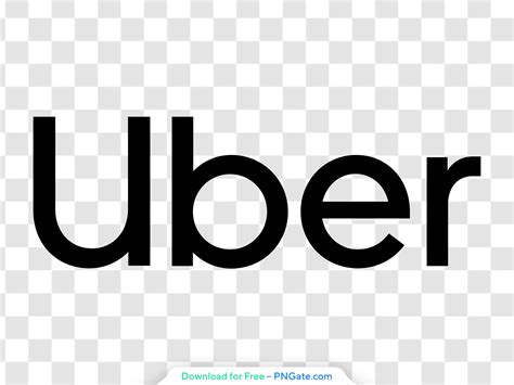 Uber Logo Black Text High Quality Free Png Pngate