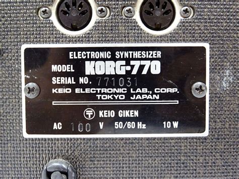 MATRIXSYNTH Korg Vintage Analog Monophonic Synthesizer SN