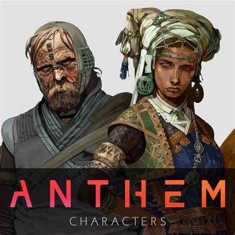 Head Portrait Reference Anthem Characters Radiation Character Design