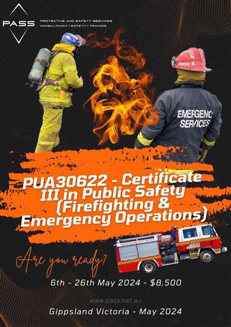 Certificate Iii In Public Safety Firefighting And Emergency Operations