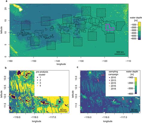 Bathymetric Map Of The Clarion Clipperton Fracture Zone In The Download Scientific Diagram