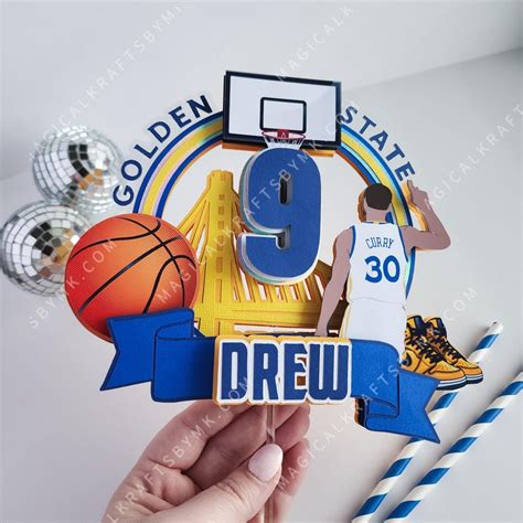 Basketball Cake Topper Etsy