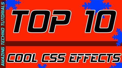Top 10 Stunning Cool Css Animation In 2019 Youtube