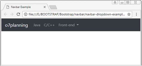 Bootstrap Navbars Tutorial With Examples O Planning Org