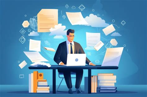 Premium Photo Digital Transformation Empowering Business Efficiency