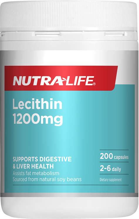 Lecithin 1200mg Nutra Life New Zealand