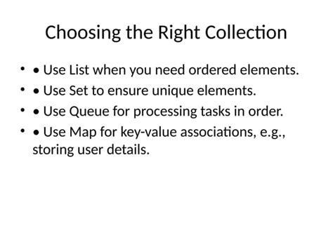 java collections framework presentation pptx