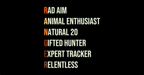 Ranger Hunter Class Rpg Pnp Roleplaying Dungeon Meme T Gaming