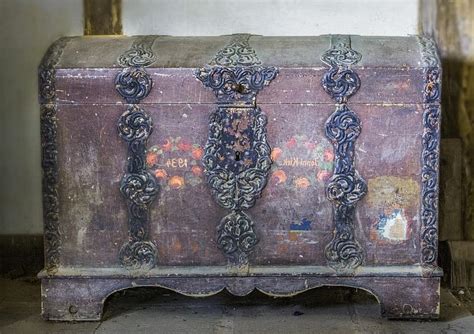 стари гърди ракла с желязо дървен сандък стари мебели мебели стар дърво настройвам