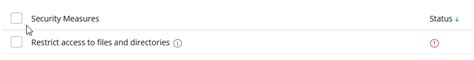 WP Toolkit Check Security Is Not Applied In Plesk Red Exclamation Mark Re Appears Plesk