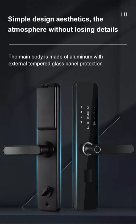 Smart Biometric Door Lock With Finger Print Rfid Passcode