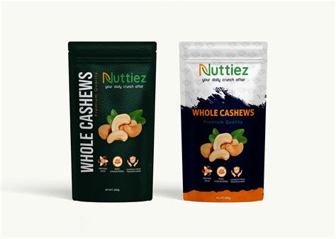 Nut Pouch Packaging Design And Cashew Packaging Behance